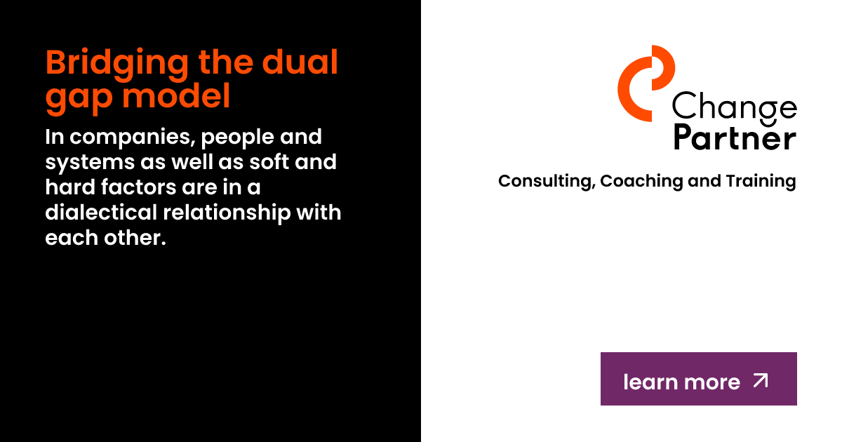 Bridging the dual gap model